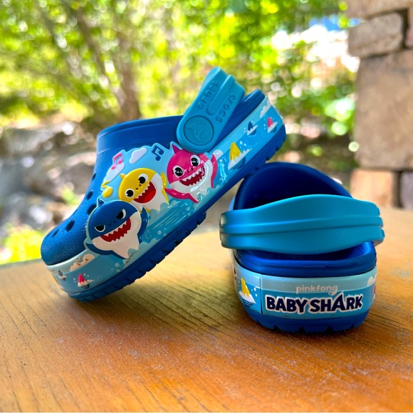 CROCS | Shoes | Baby Shark Kids Crocs Blue | Poshmark